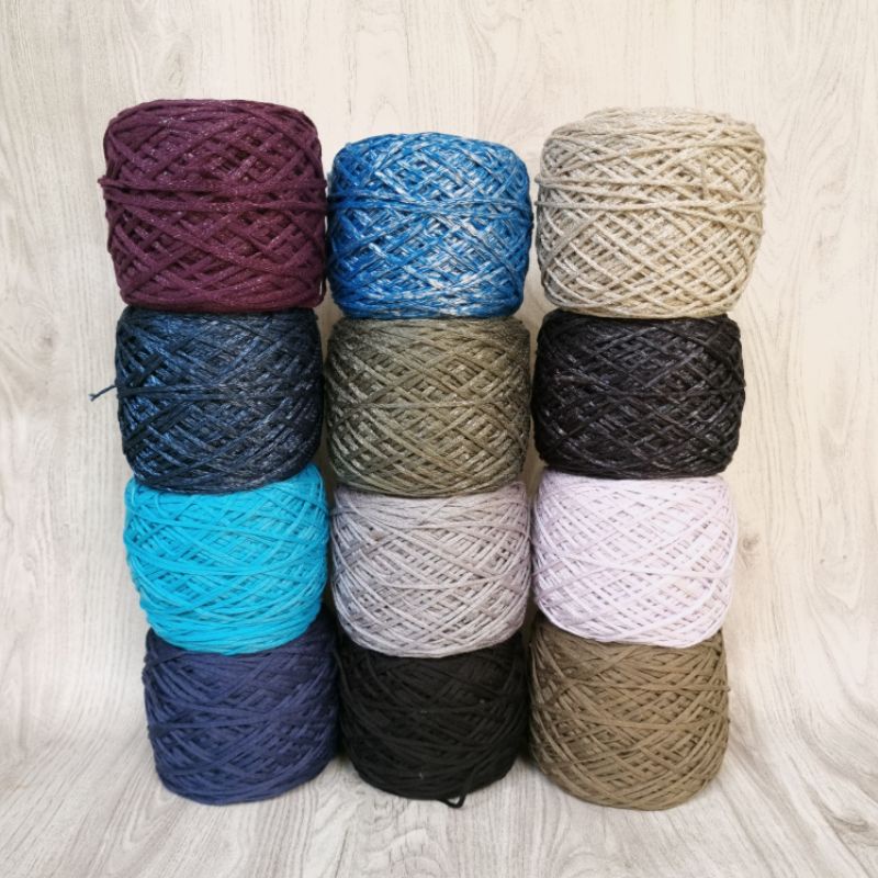 Jual Benang Rajut Linen Pita Benang Talikur | Shopee Indonesia