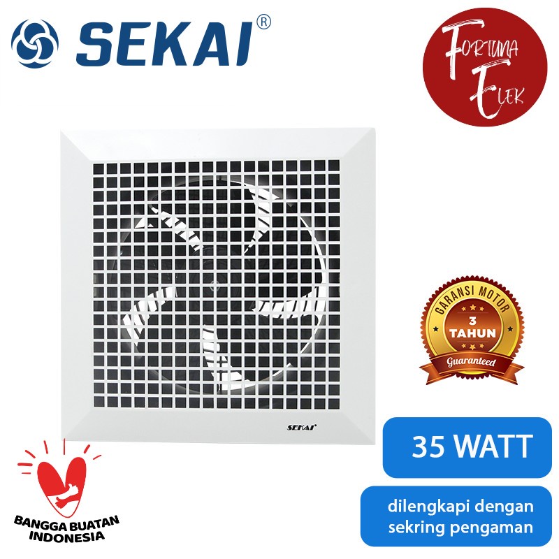 Jual Sekai Ceiling Exhaust Fan Plafon inch CEF 895/8 inch CEF 1095 ...