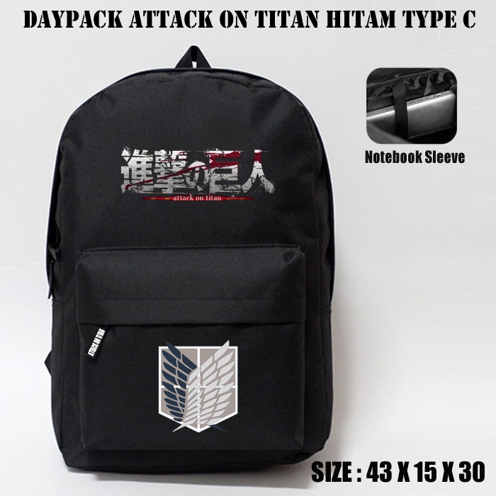 Jual TAS ATTACK ON TITAN - TAS SEKOLAH ATTACK ON TITAN - TAS ANIME AOT ...