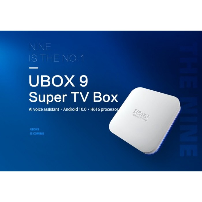 Jual Tv Box Unblock Tech Ubox 9 Pro Max - Android 10.0 Tv Box - Ram 4Gb ...