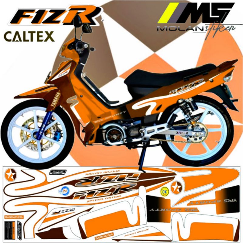 Jual Decal Sticker Striping Variasi Motif Ori F1ZR CALTEX /Yamaha F1ZR ...