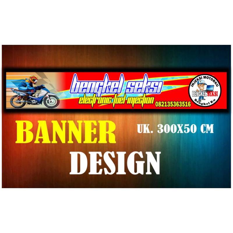 Jual Spanduk Banner Bengkel, Service Motor, Jualan Sparepart Motor ...