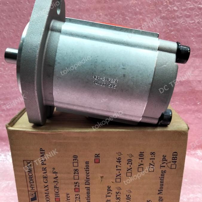 Jual Gear Pump Hydraulic Hydromax 25Cc Hgp-3A-F25R Hgp-3Af25R | Shopee Indonesia