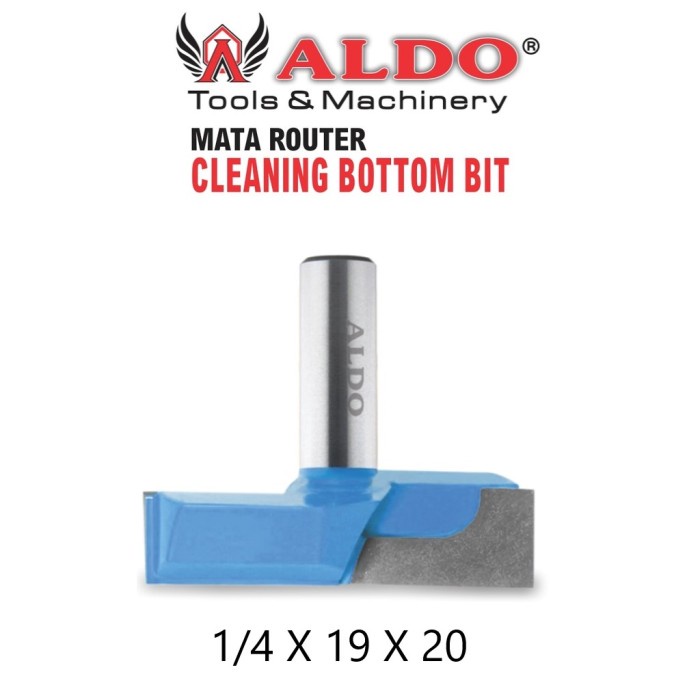 Jual ALDO MATA PROFIL ROUTER CLEANING BOTTOM BIT 1/4 X 19 X 20 | Shopee ...