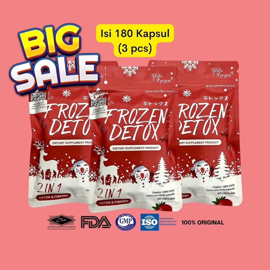 Jual Frozen Detox 3 Pcs Original Thailand | Shopee Indonesia