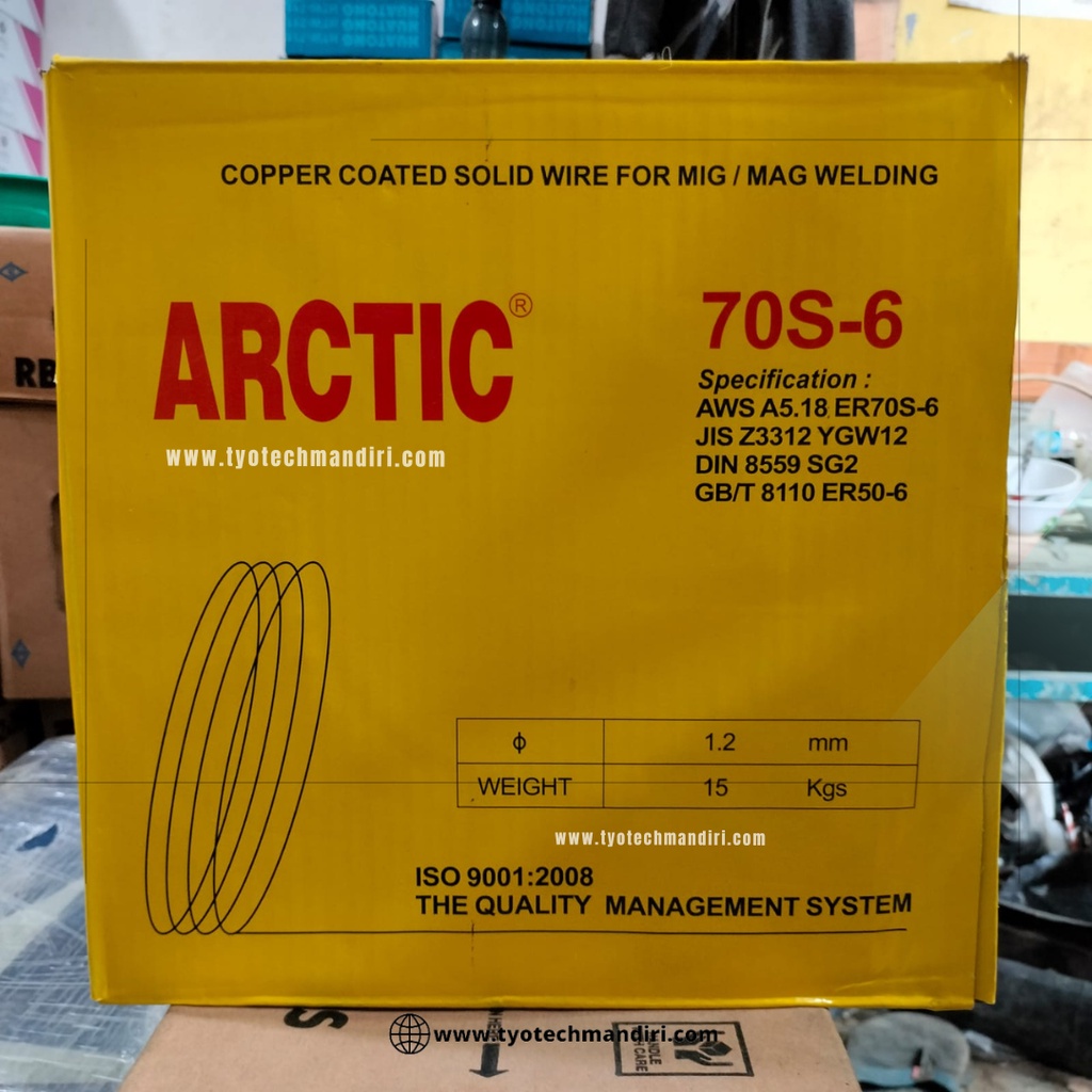 Jual Kawat Las CO 1.2/Mig Wire ER70S-6 / ER70S - 6 / ER 70 S,Artic 1.2mm | Shopee Indonesia