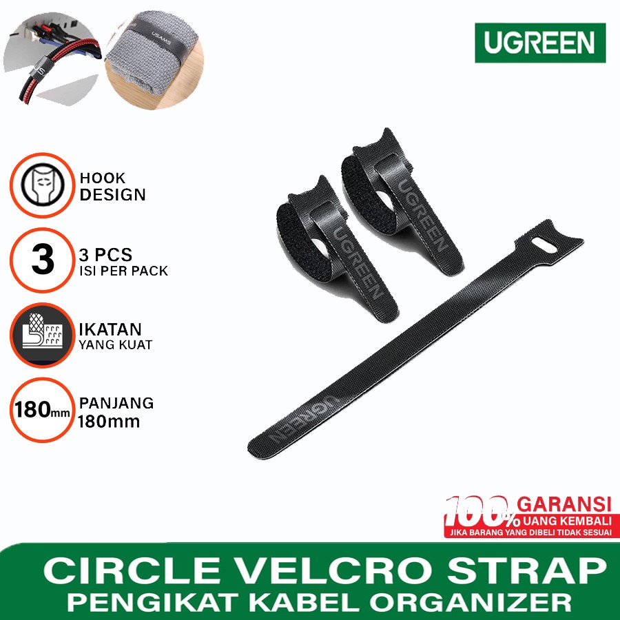 Jual Ugreen Velcro Cable Strap Pengikat Perekat Kabel | Shopee Indonesia