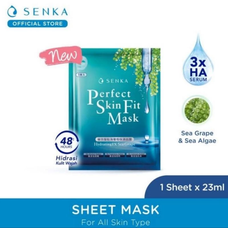 Jual Senka Perfect Skin Fit Mask | Shopee Indonesia