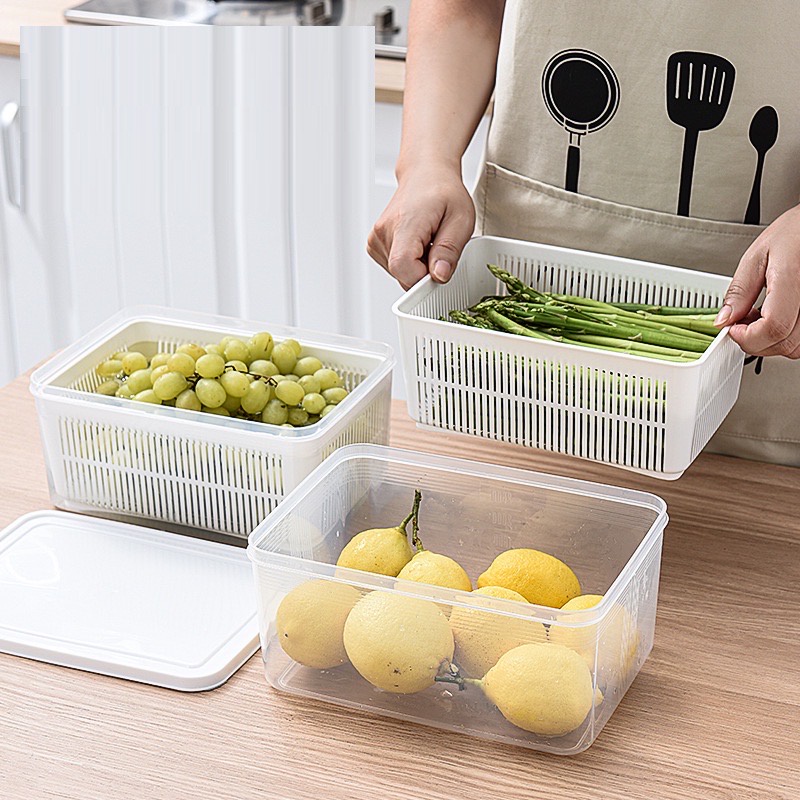 Jual Tempat Penyimpanan Makanan di Kulkas Kedap Aesthetic Estetik Food ...