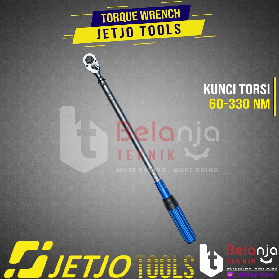 Jual JETJO TOOLS Kunci Momen Kunci Torsi Torque wrench 1/2" 60-330 NM ...
