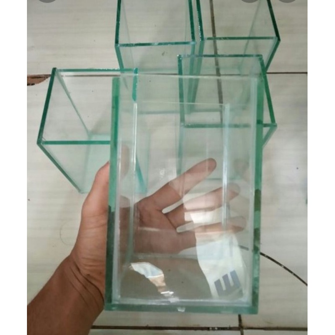 Jual aquarium soliter aquarium kecil aquarium cupang | Shopee Indonesia
