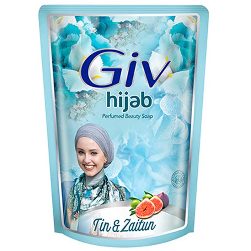 Jual Giv Hijab Collection Sabun Mandi Cair Tin & Zaitun Refill 400 ml ...
