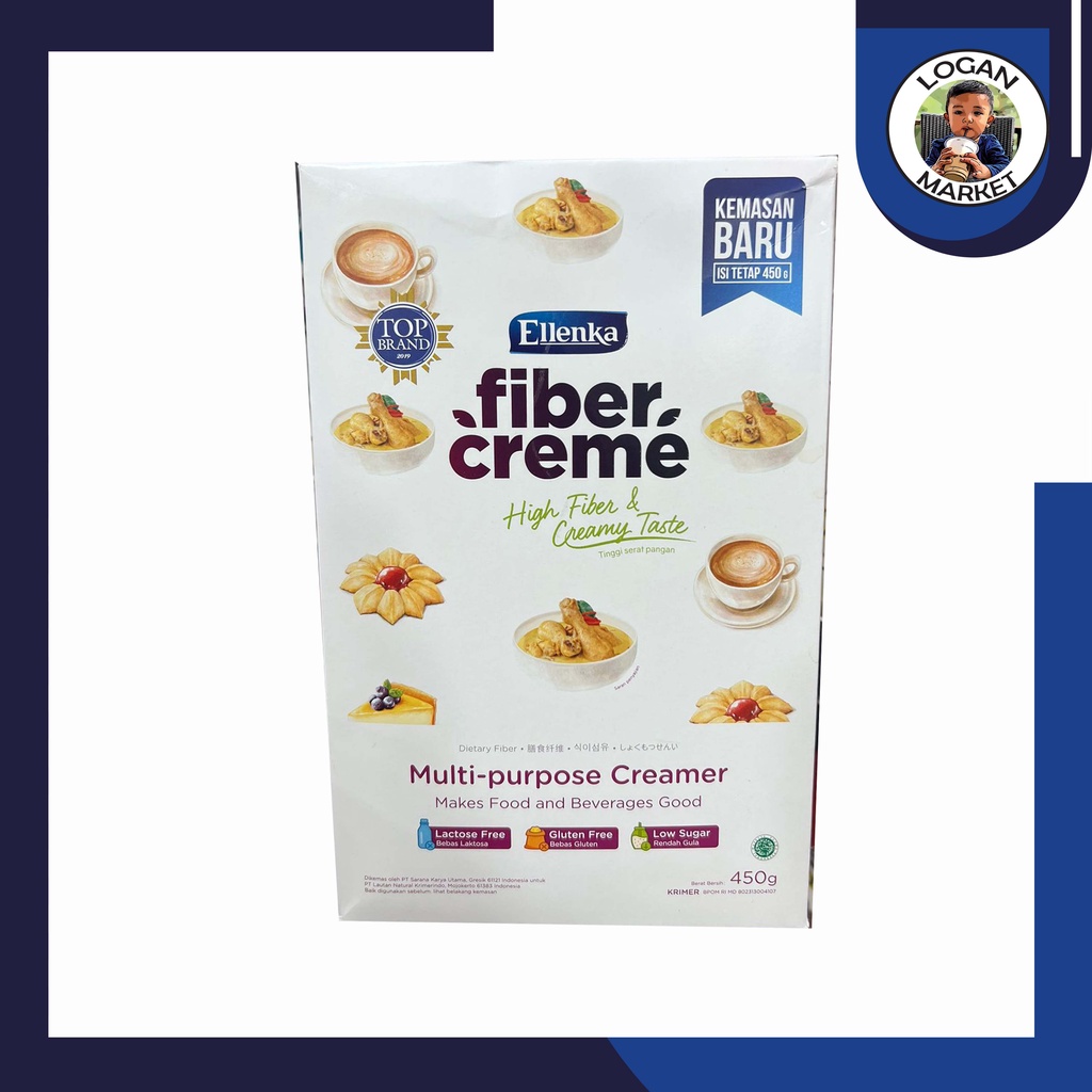 Jual Fiber Fibre Creme Cream Creamer Ellenka 450gram 450 gram | Shopee ...