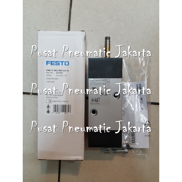 Jual Solenoid Valve FESTO VSNC-FC-M52-MD-G14-F8 Solenoid Namur Festo 1/4" FESTO 577257 | Shopee ...