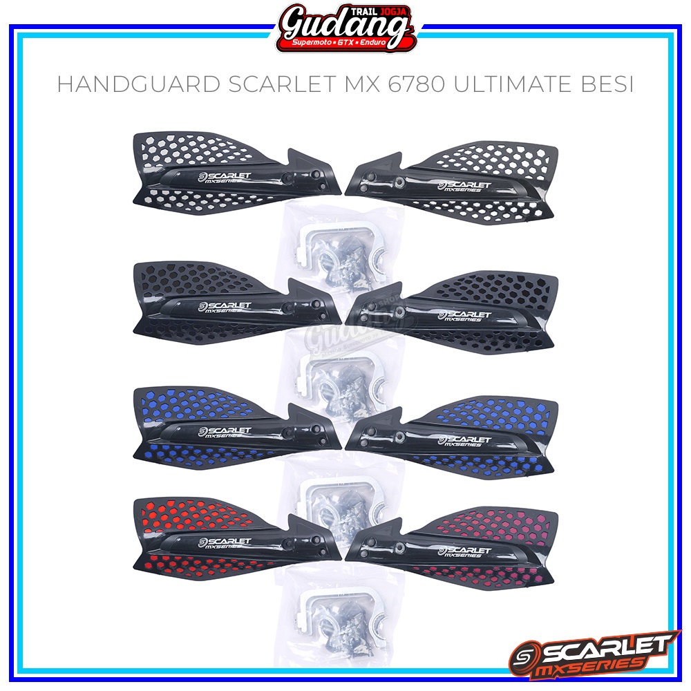 Jual Handguard Cross Pelindung Tangan SCARLET 6780 Ultimate Besi KLX ...