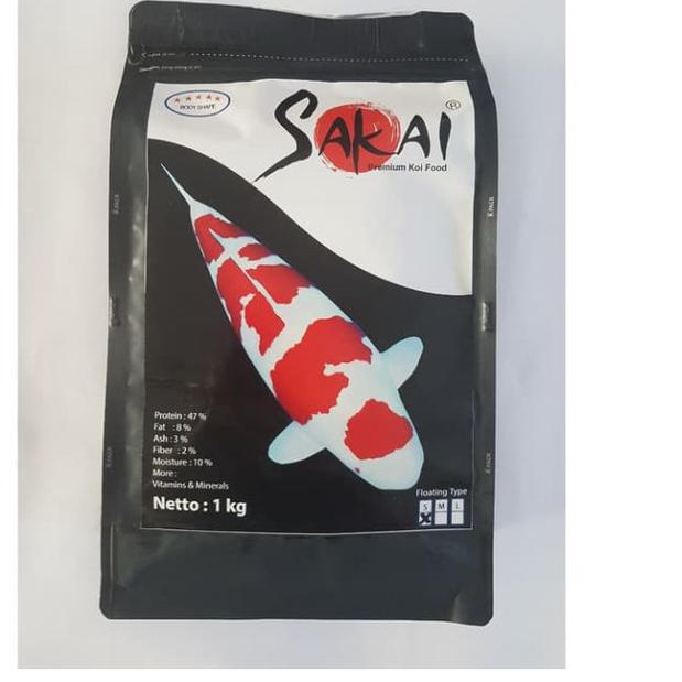 Jual SAKAI Body Shape 1KG FLOATING Pakan Ikan Koi PREMIUM - M | Shopee ...