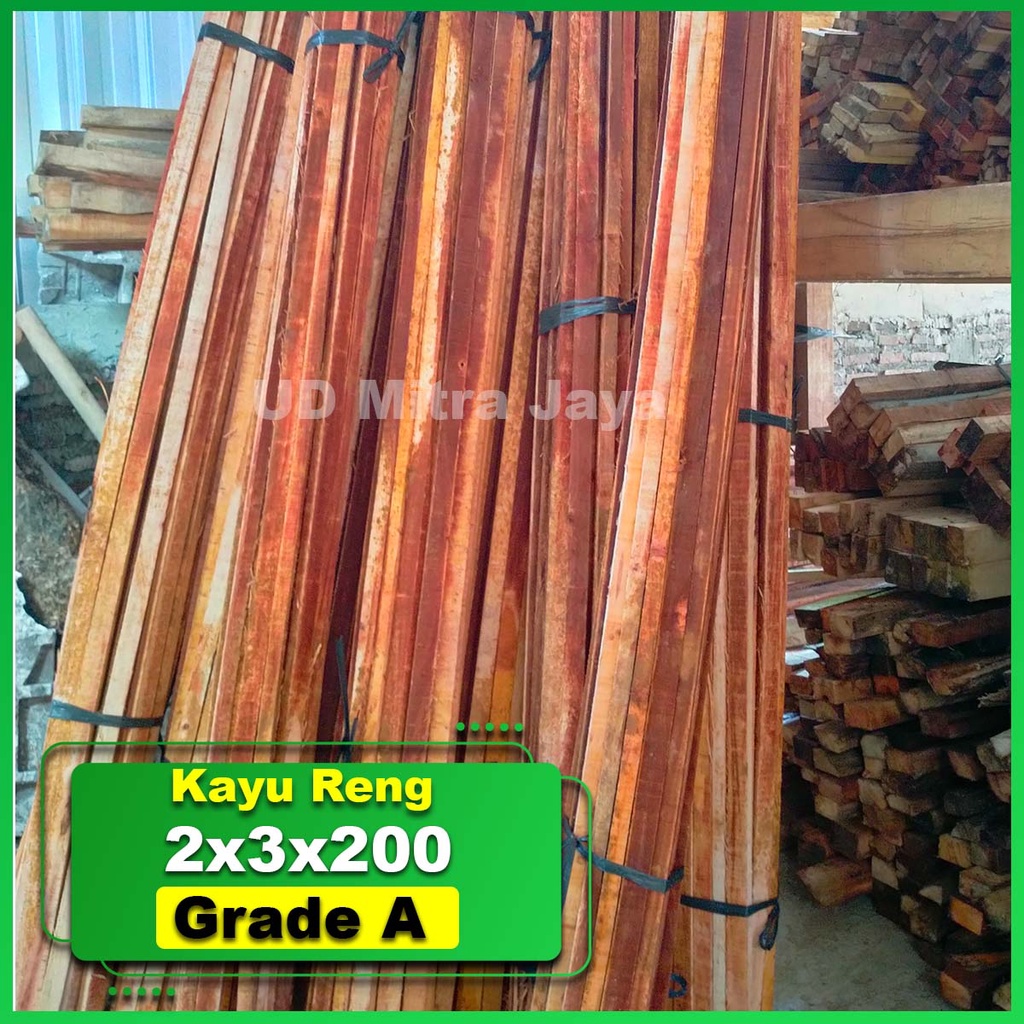 Jual kayu reng 2x3 panjang 2 meter isi 25 batang | Shopee Indonesia
