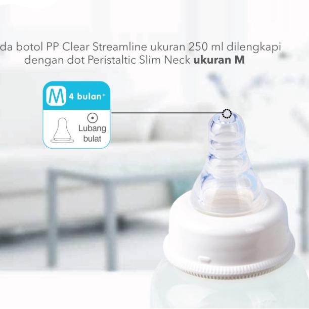 Jual PIGEON Botol PP Clear Streamline Minnie 250Ml | Shopee Indonesia