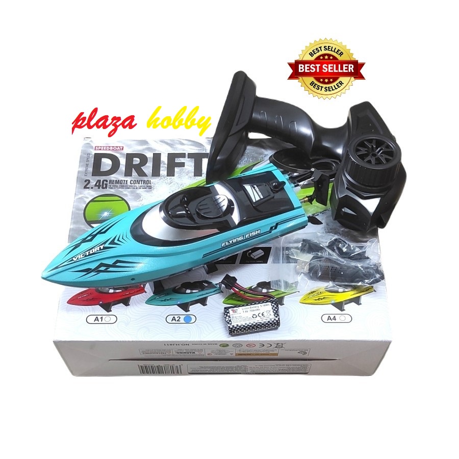 Jual rc speed boat HJ811 flying fish 2.4ghz full propo mainan kapal rc ...