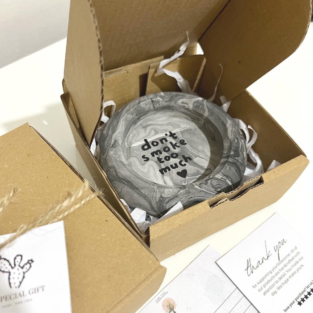 Jual PRODUK- ASBAK KOREK ROKOK AESTHETIC AESTETIK UNIK BALI MARBLE ...