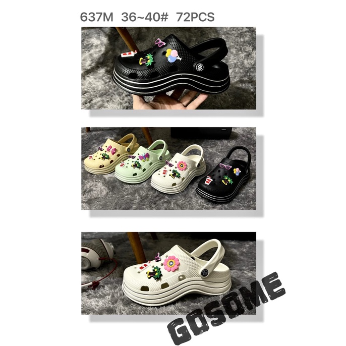 Jual Wedges Baim Fuji Viral Gosome 637M 36-40 | Shopee Indonesia