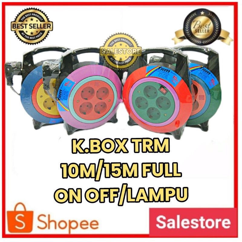 Jual Kabel Roll Box Stop Kontak Full Kuningan Kabel 10/15 Meter /TRM ...