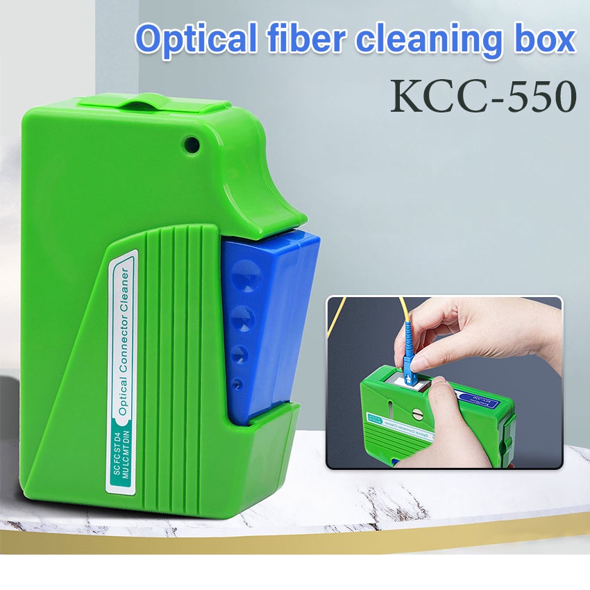 Jual Optical Fiber Connector Cleaner SC FC UPC Optical Fiber Connector ...