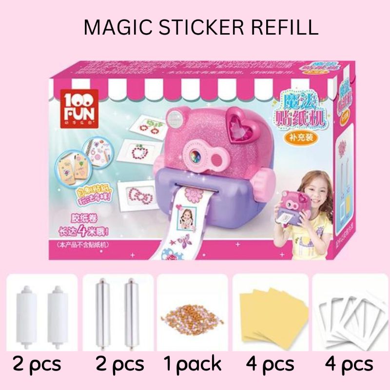 Jual refill magic sticker maker / refill 3d sticker maker | Shopee ...