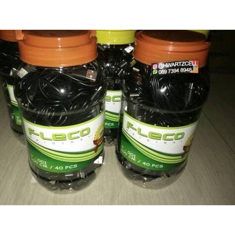 Jual kabel data hitam polos murah fleco hippo vivan remax 2A fast ...