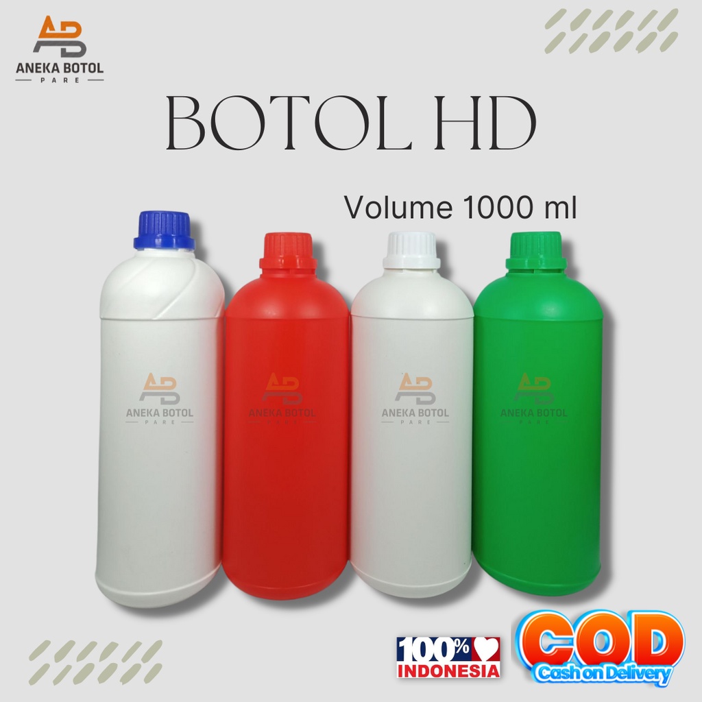 Jual Botol HD 1000ml Botol Agro 1000ml Botol Pupuk 1 Liter Botol Pupuk ...