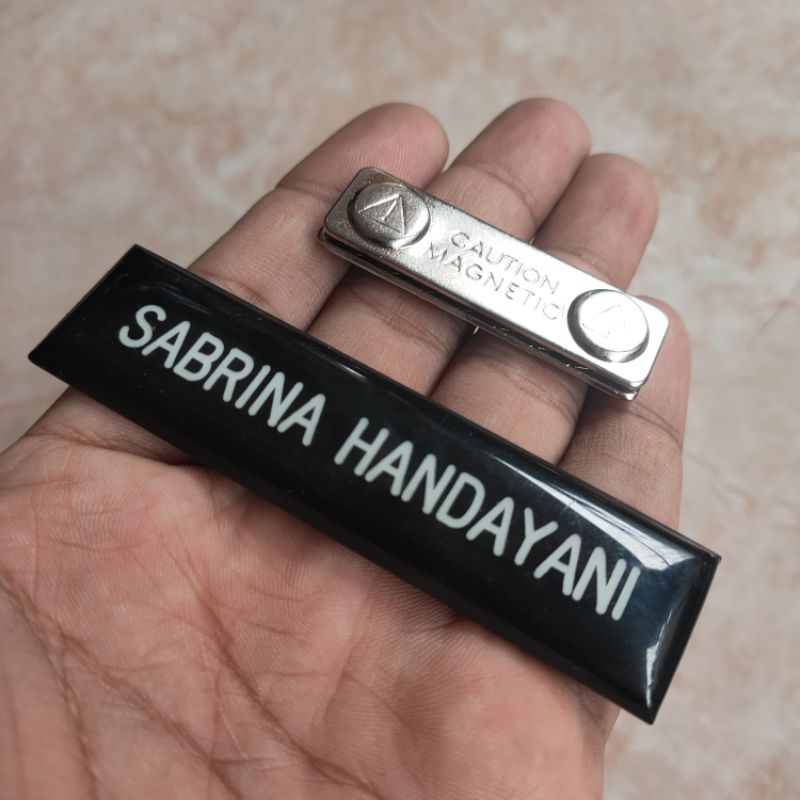 Jual Nametag PNS / Nametag Akrilik Dop / Nametag Akrilik Murah ...