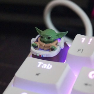Jual Artisan Keycaps/ Baby Yoda keycap mandalorian starwars | Shopee ...