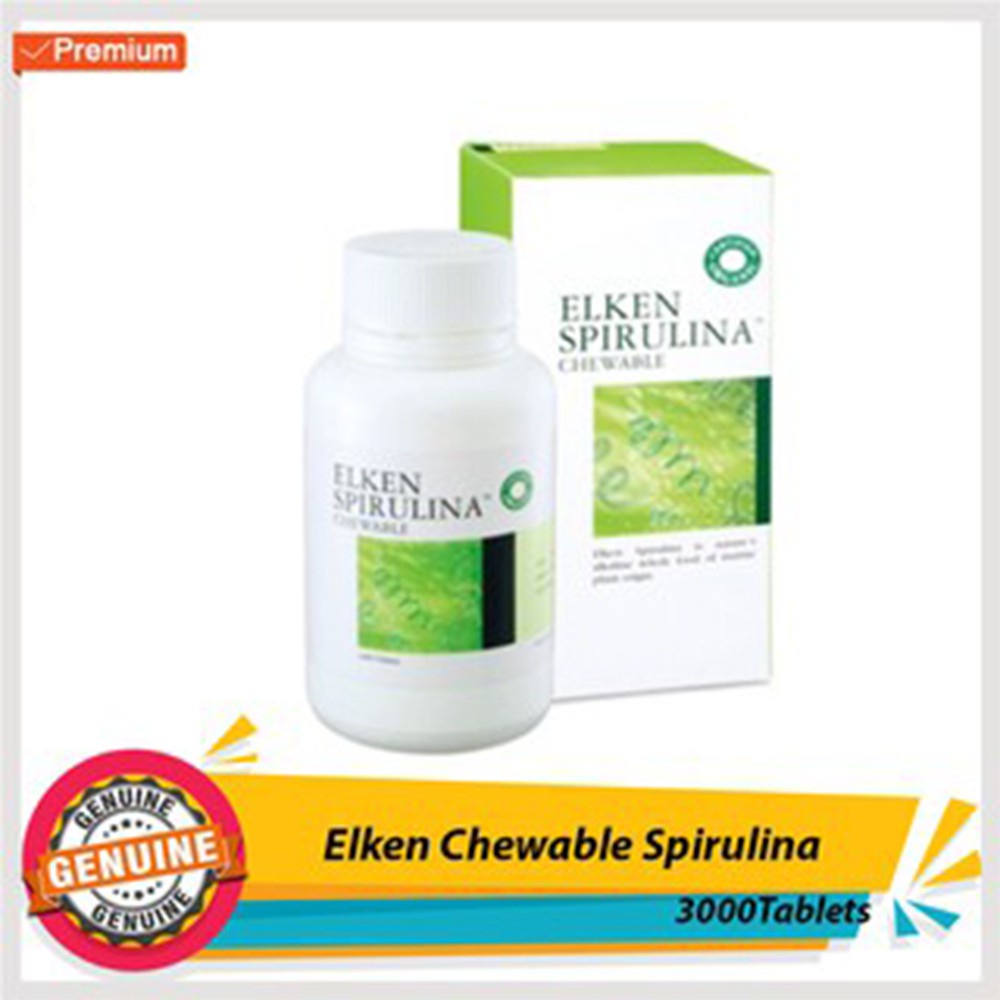 Jual Spirulina ELKEN Original (3000 Tablet) | Shopee Indonesia