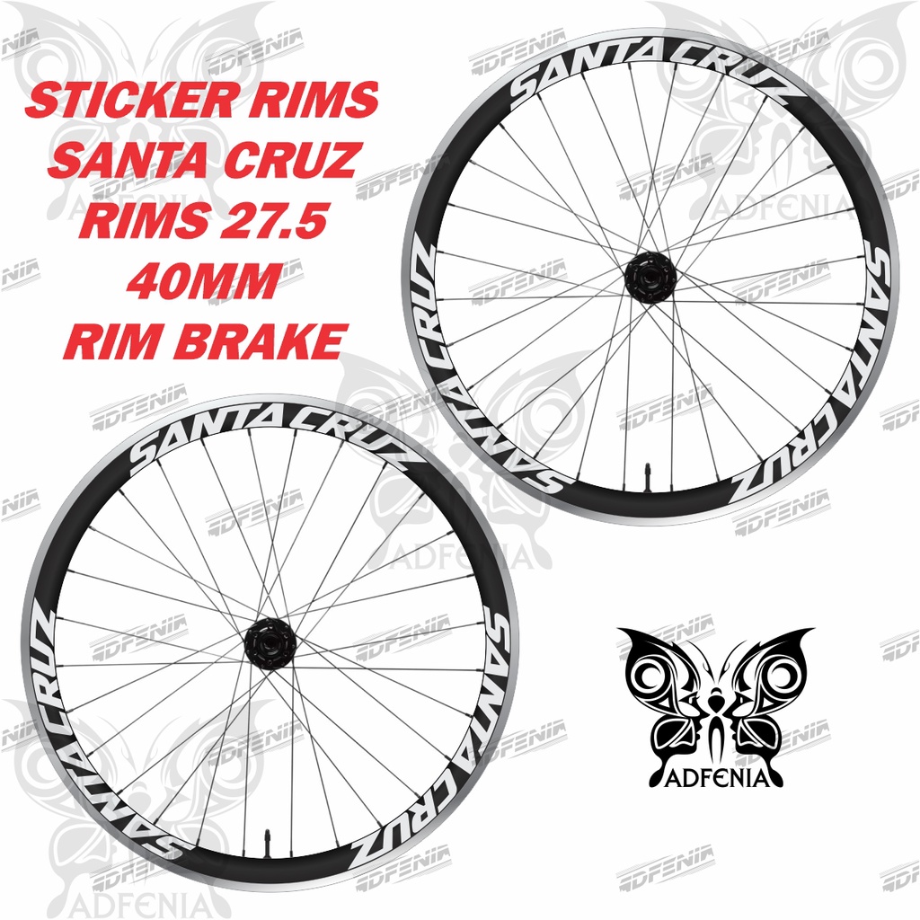 Jual Stiker Decal Rims Santa Cruz MTB 27.5 inch | Shopee Indonesia