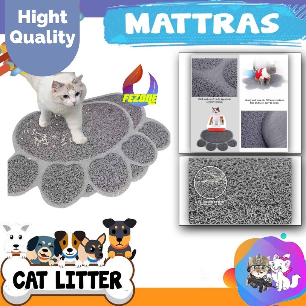 Jual Matras Cat Litter Mat Keset Tempat Pasir Kucing / Matras Litter ...