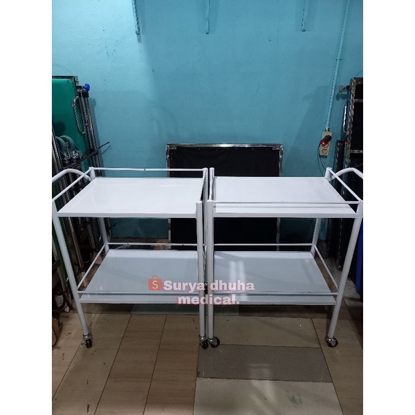 Jual troli instrumen 2 rak besi | Shopee Indonesia