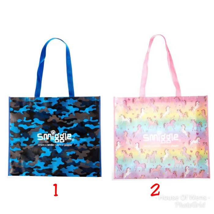 Jual Totebag Smiggle Reuse Me Bag - Tas Tote Smiggle | Shopee Indonesia