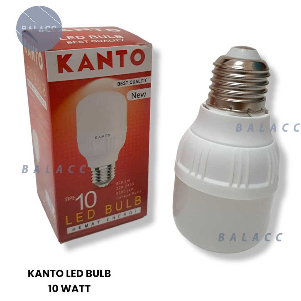 Jual LED Kapsul 10 Watt / Lampu LED 10 Watt KANTO Cahaya Putih | Shopee Indonesia