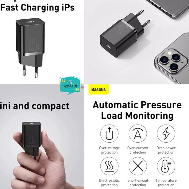 Jual Charger Type C PD 20W Quick Charger Iphone 12 Fast Charging ...