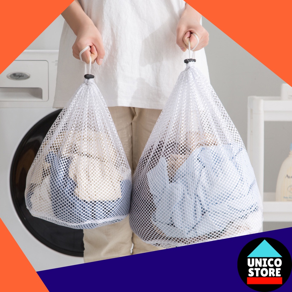 Jual Laundry Bag Serut Jaring Baju Kotor Kantong Mesin Cuci Bra Celana ...