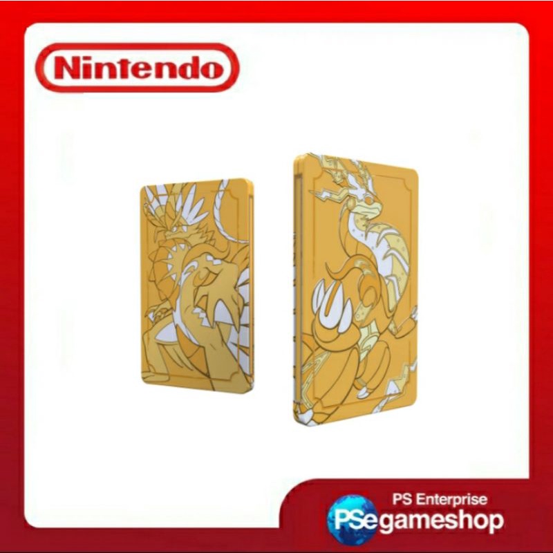 Jual Switch Pokémon Scarlet and Pokémon Violet Dual Pack Steelbook ...