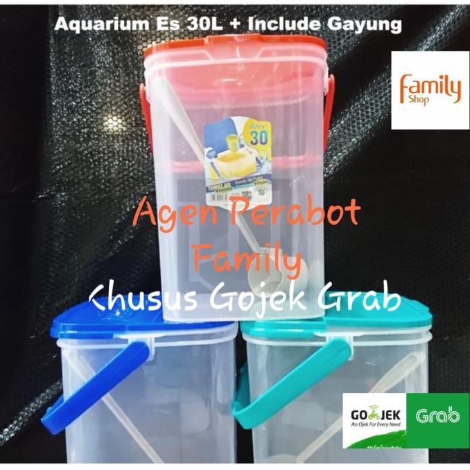 Jual Tempat Air + Gayung Toples Sirup 30 L / Akuarium Es /Aquarium Es ...