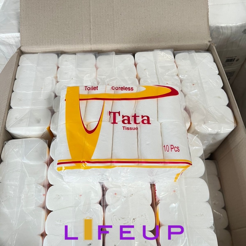 Jual Tissue Coreless Rumah Makan isi 10 roll / Tisu Tata Coreless 10 ...