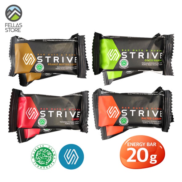 Jual Strive - Energy Bar 20G | Shopee Indonesia