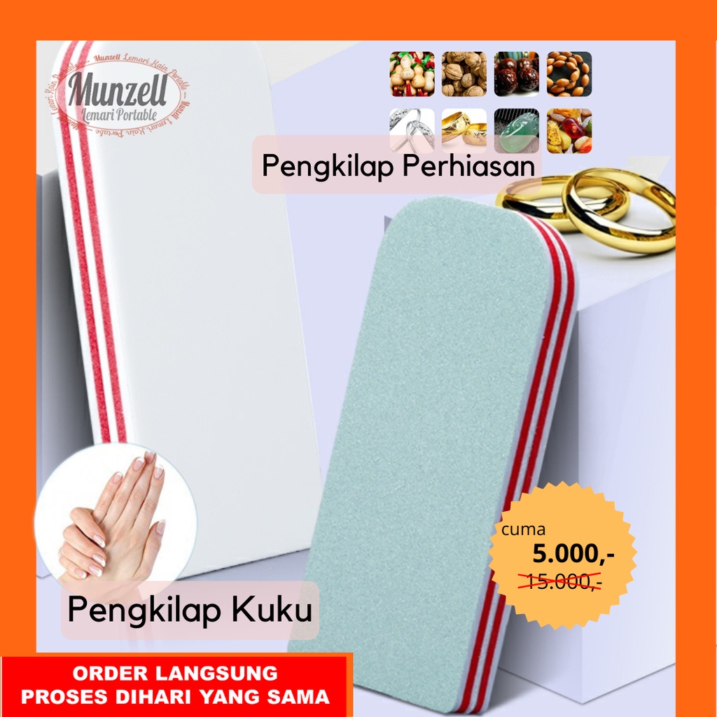 Jual Nail Buffer (Soft) & Nail Shine (Soft) 2 in 1 | Kikir Kuku ...