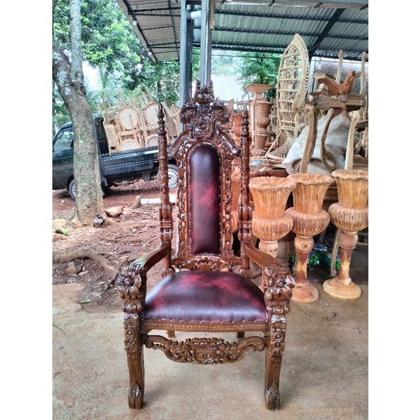 Jual KURSI SOFA RAJA , KURSI DPR , KURSI KANTOR FULL KAYU JATI KAIN ...