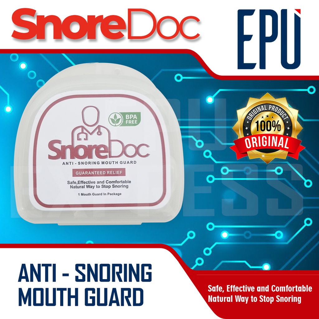 Jual SnoreDoc Mouthguard Anti Ngorok Anti Dengkur Anti Snoring Snore ...