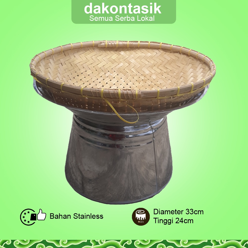 Jual Paket Seeng Aseupan / Dandang Asepan Stainless Ukuran Kecil ...