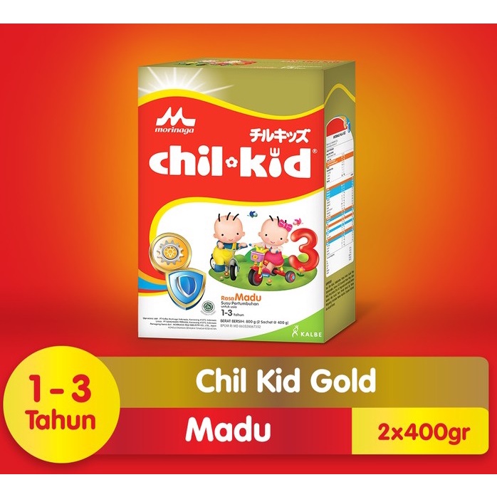 Jual CHIL KID GOLD MADU/VANILLA 800G(2Sachet@400g) | Shopee Indonesia