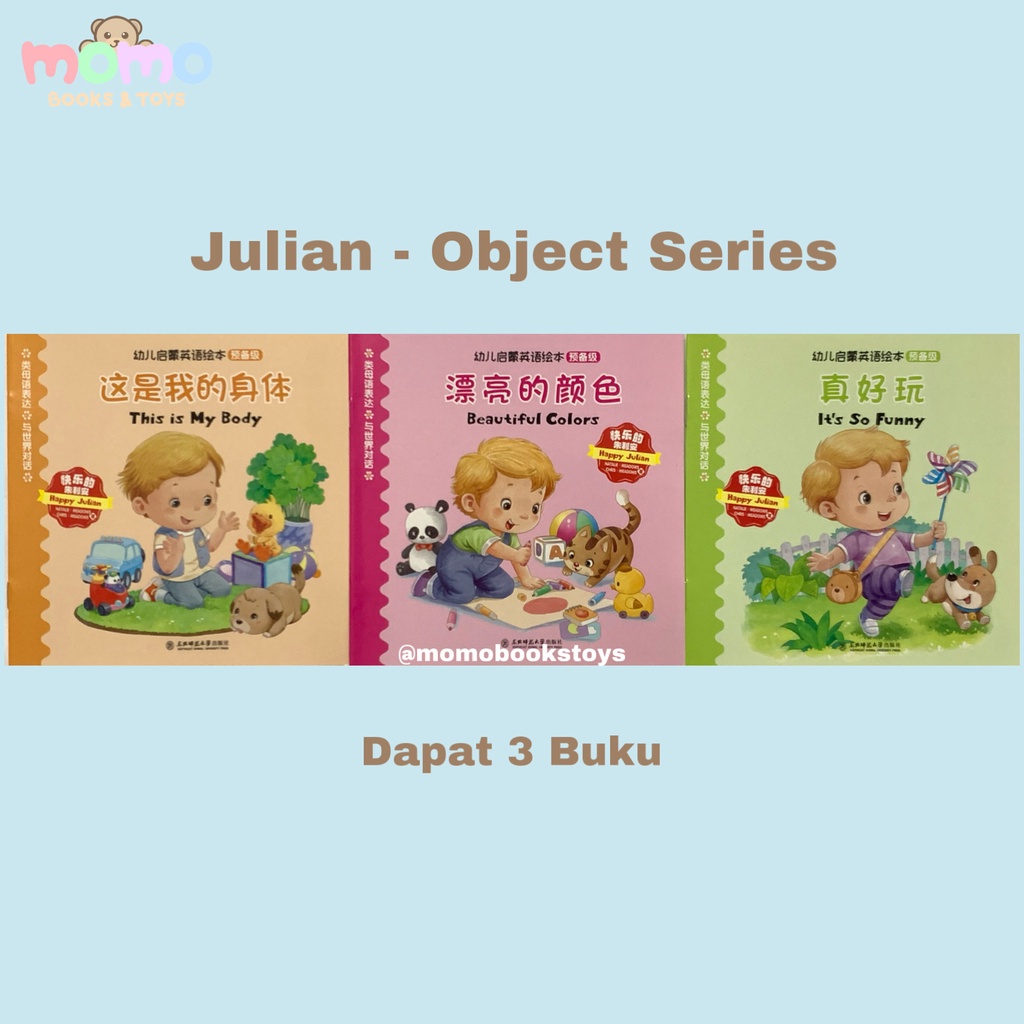 Jual [MOMO] EB41 (Paket 3-4 Buku) Happy Julian Buku Cerita Inggris Anak ...